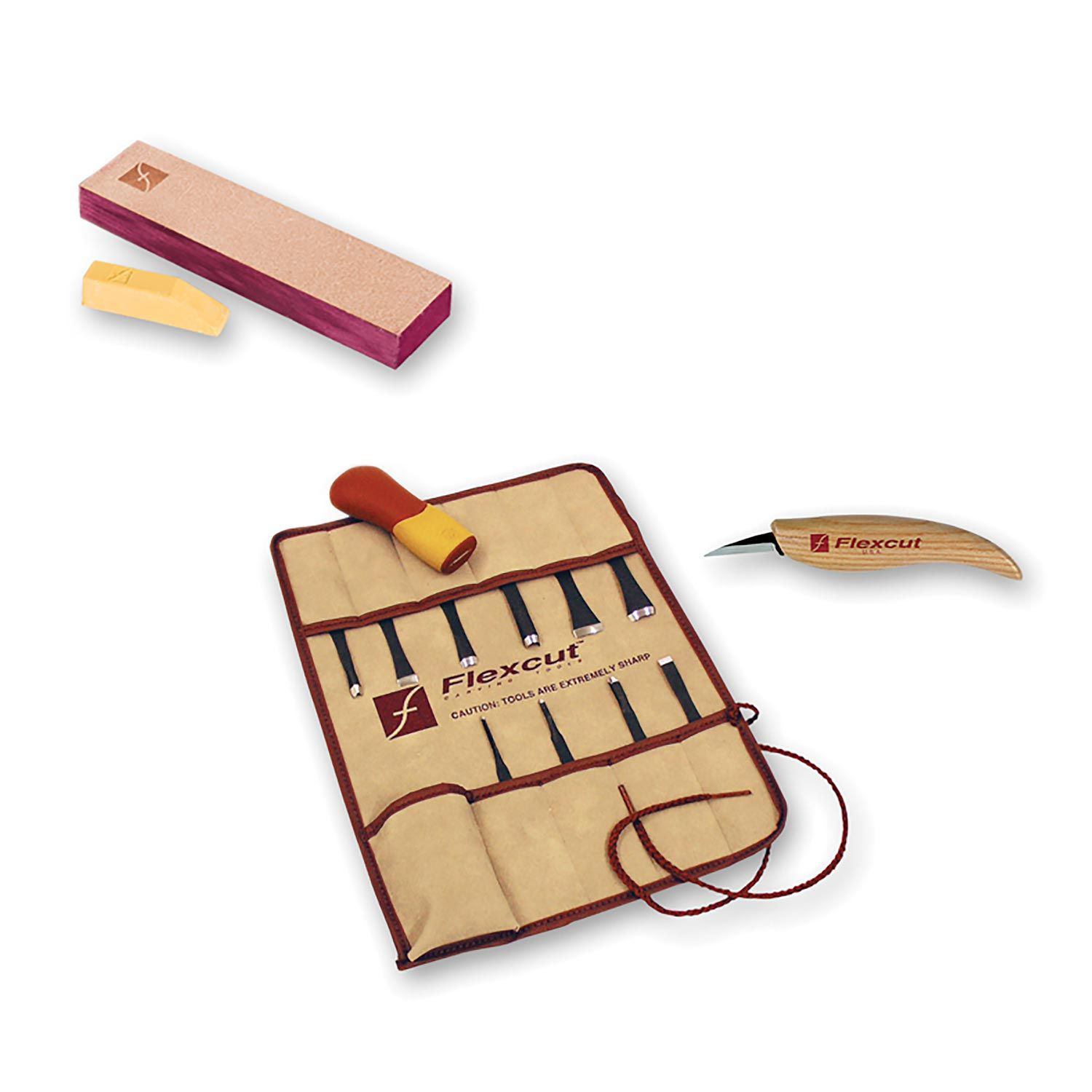 Flexcut 11pc Pal Tool SK Travel Set 717984 - Tyzacktoosl