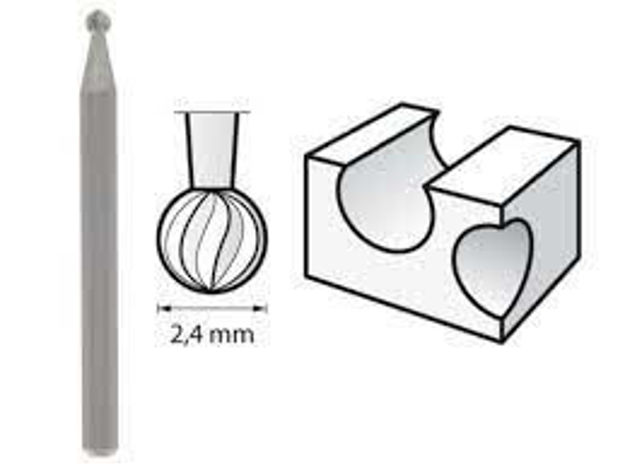 Dremel 107 Engraving Cutter Bit 2.4mm Wood, Plastic, Soft Metal ...