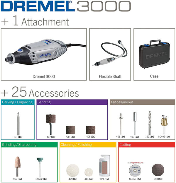 Dremel 3000-25 F0133000JR - Tyzacktools