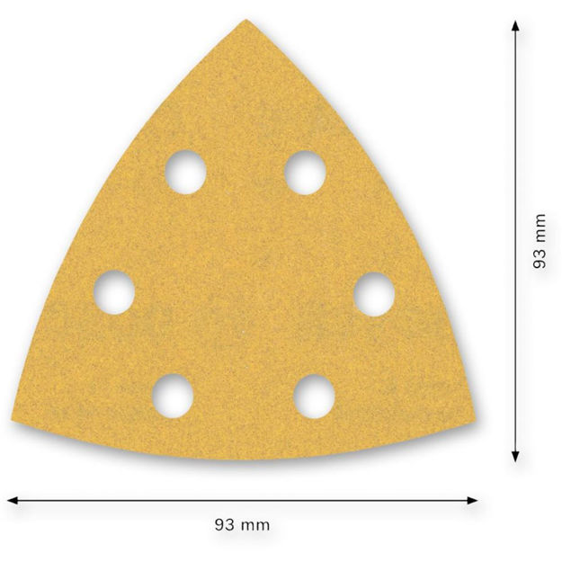 Bosch C470 Delta Abrasive For Wood & Paint Pack 5 - 240g - Tyzacktools