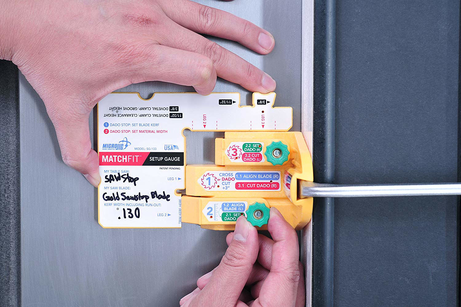 MATCHFIT Setup Gauge. No dado blade required | #1 Best-Seller in Jigs ...