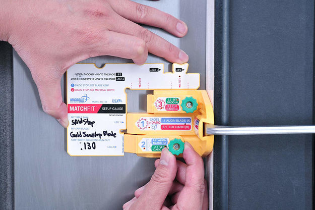 MATCHFIT Setup Gauge. No dado blade required | #1 Best-Seller in Jigs ...