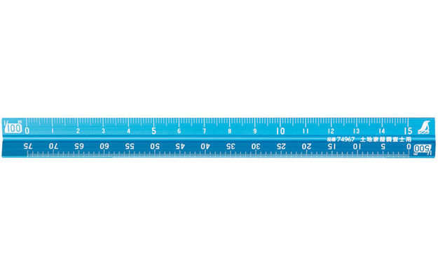 Shinwa Japanese Triangle Scale Rule 150mm Surveyors - 74967 - Tyzacktools