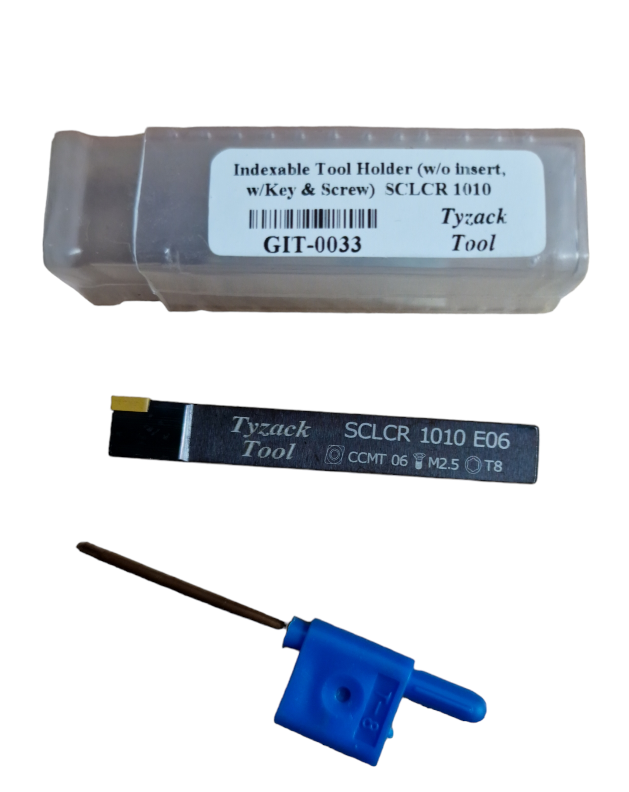 Indexable Boring Bar SCLCR 1010 E06 Turning Tool 10mm Shank x 70mm Long - TY0033 - Tyzacktools