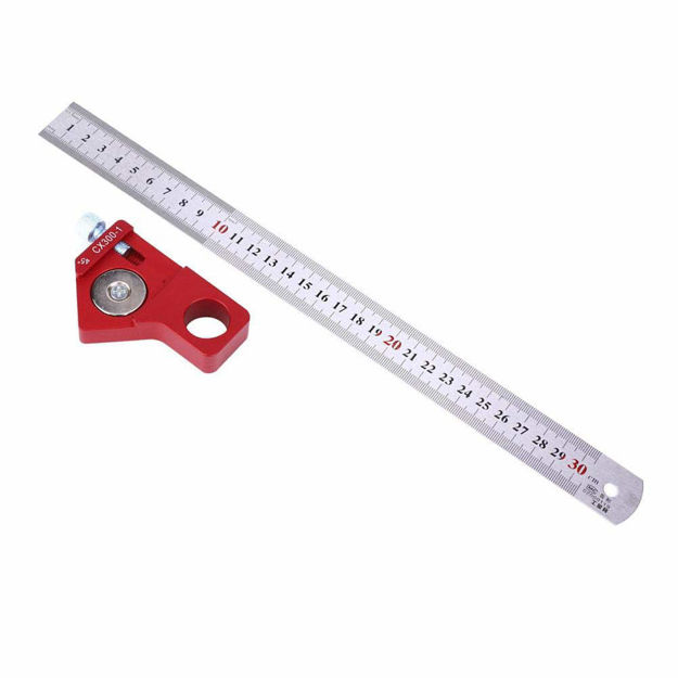 45 Degree Angle Scribe Carpenter Gauge Ruler - Tyzacktools
