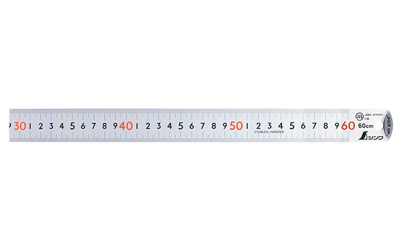 Shinwa Japanese 60cm Stainless Steel Pickup Rule - 13137 - Tyzacktools