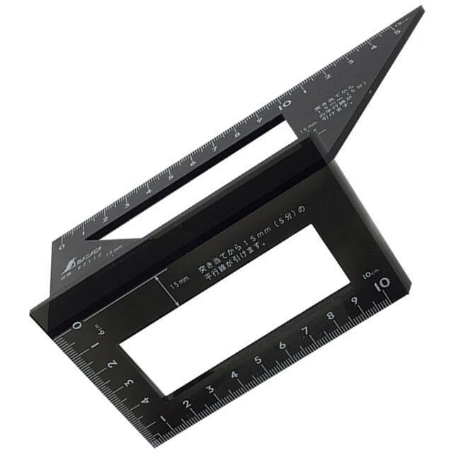 Shinwa 62112 Japanese Square Mitre Marking Saddle Layout 45 & 90 Degree ...