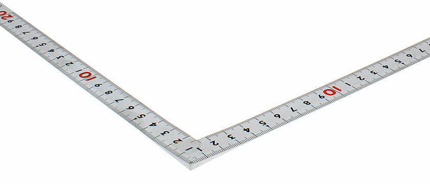 Shinwa 10370 Framing Square "Sashigane" Flexible 50 x 25cm - Tyzacktools