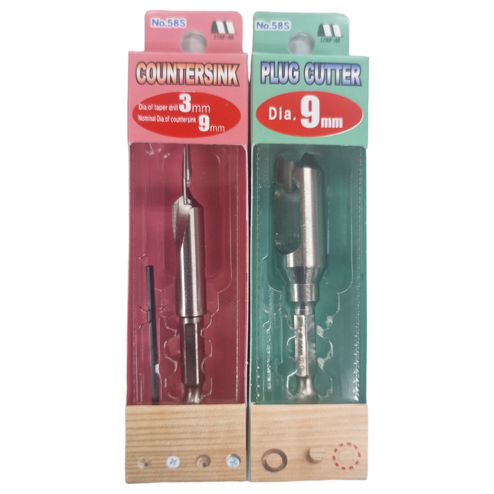 Star M Japanese 9mm Countersink & Plug Cutter Set 58S-3090 – Precision ...