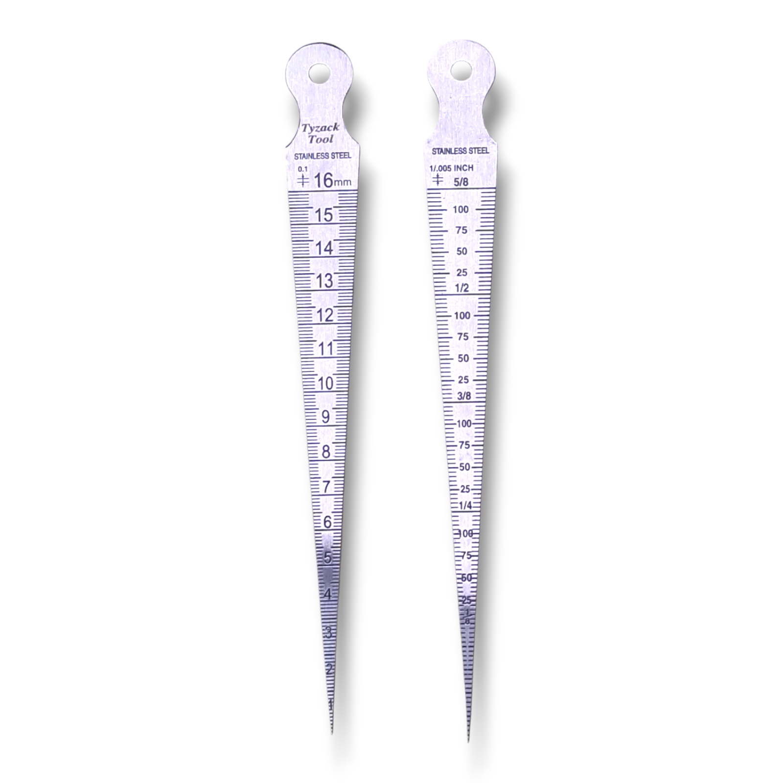 Bore Gauge 1mm - 15mm (1/8"-5/8'') Measuring Taper Gauge Metric ...