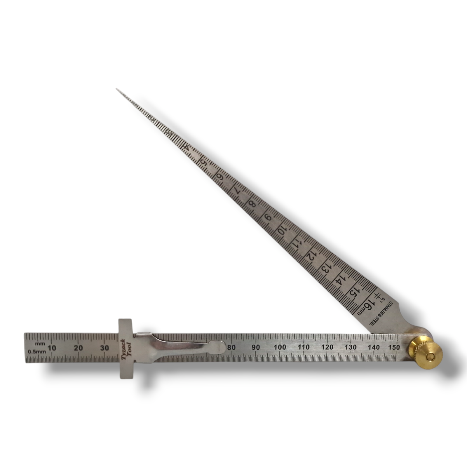 Welding Taper Bore Gauge and Rule - TY7226 - Tyzacktools