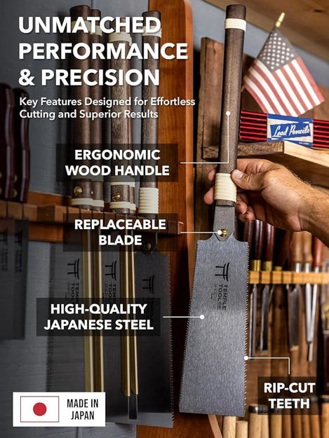 Temple Tool Co. Japanese Pull Saw Ryoba - 240mm - Tyzacktools