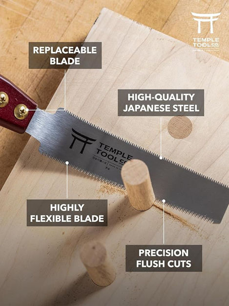 Temple Tool Co. Japanese Flush Cut Saw - 150mm - Tyzacktools
