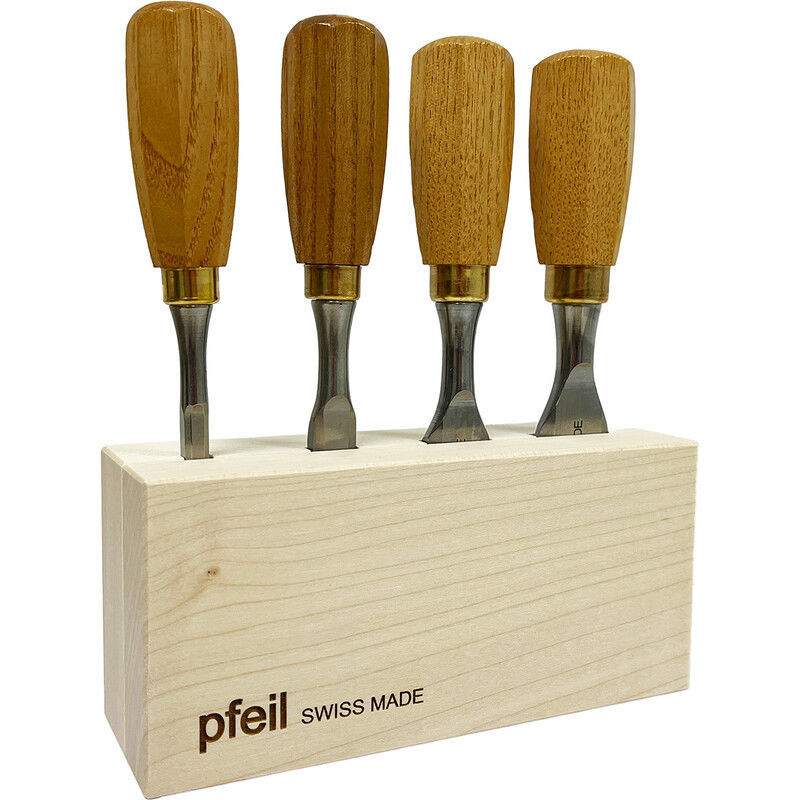 Pfeil Butt Chisel Set - 4 Piece Set