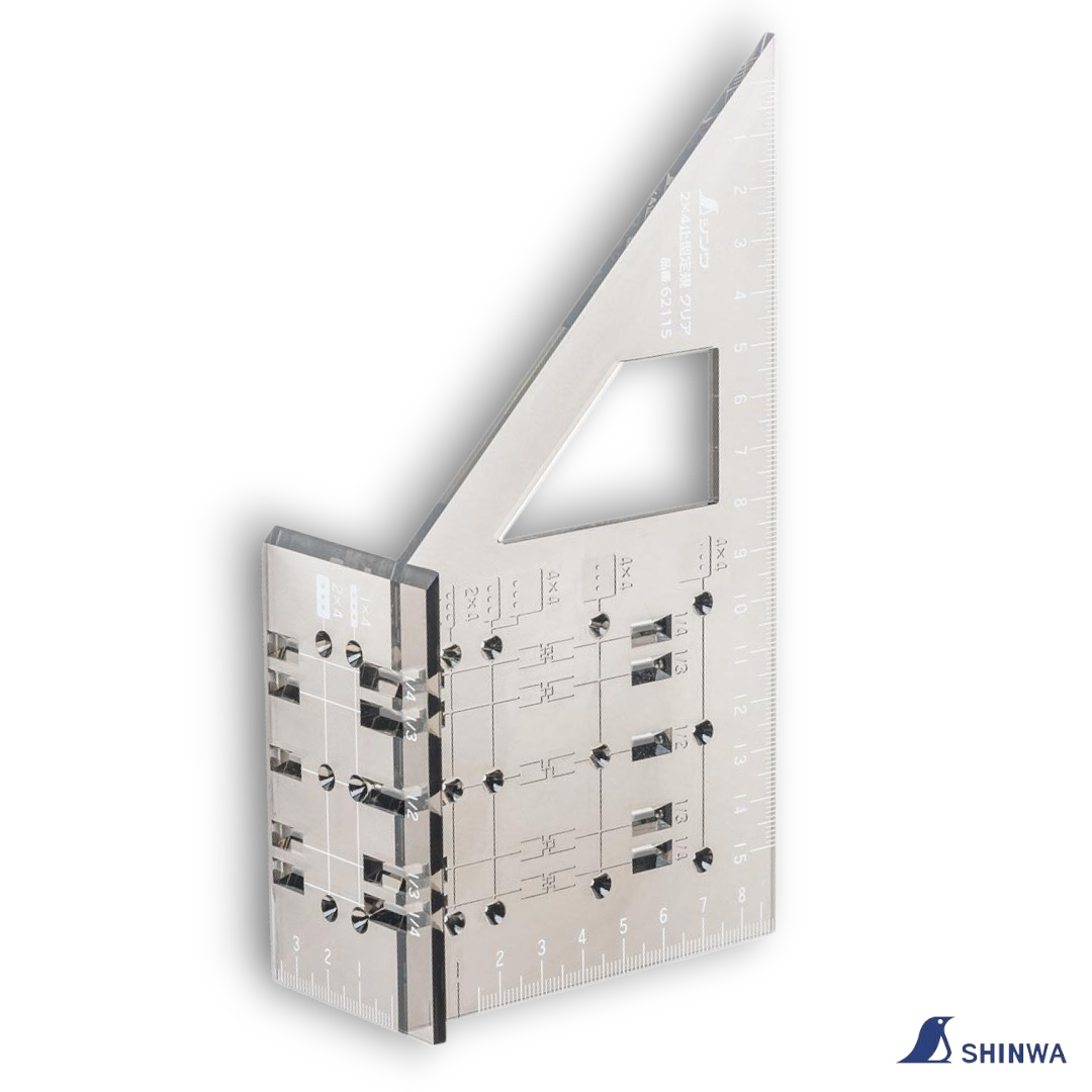 Shinwa Japanese Square Mitre Marking Saddle Layout Miter Rule 3D 45° 90 ...