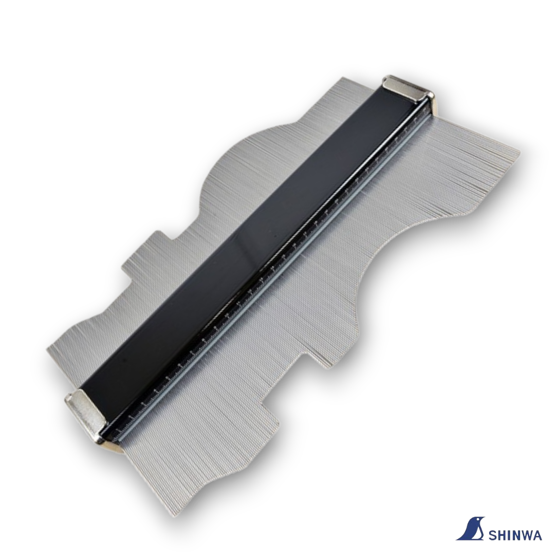 Shinwa 44601 200mm Profile Gauge Stainless Steel Pins - Tyzacktools