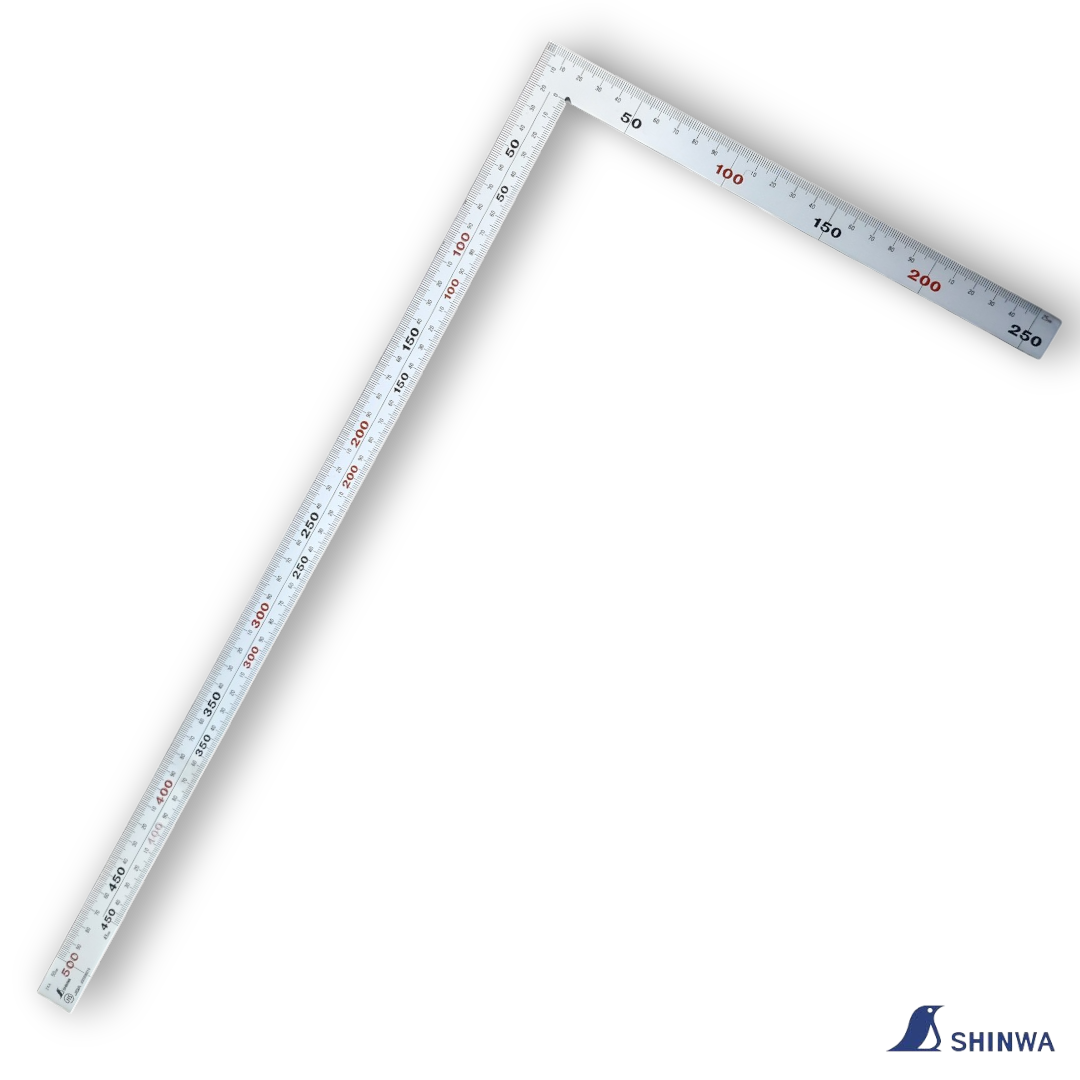Shinwa 10405 Carpenters Square 500 x 250mm 6 Scale - Tyzacktools