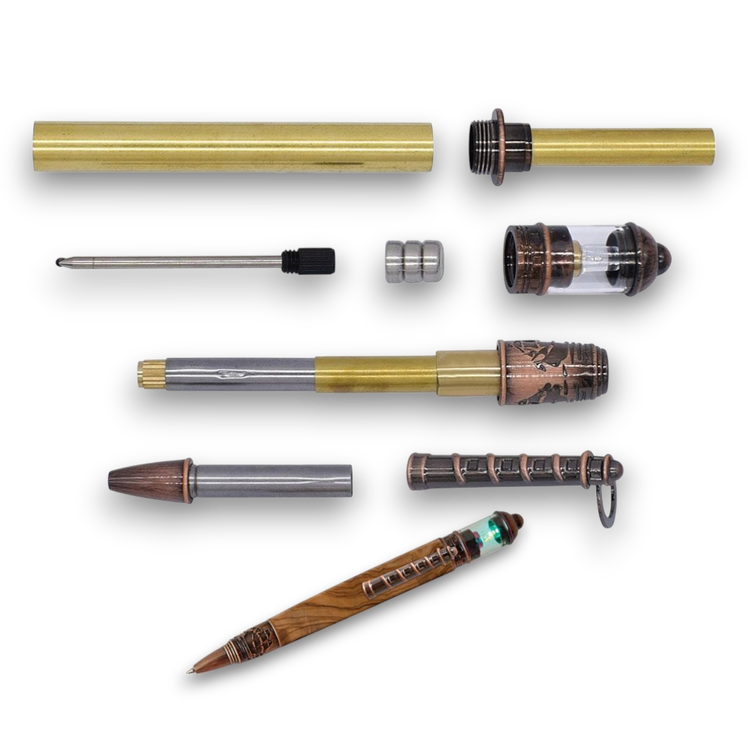 Lighthouse Twist Pen Kit Antique Rose Copper Polish - LH1 | Tyzacktools