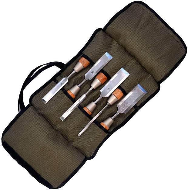 Kakuri Japanese Hybrid Style Chisel Set - 6 Piece Set D710287 - Tyzacktools