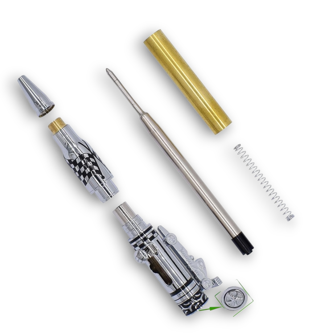 Formula 1 Racing Pen Kit Chrome Plating - F1CHR | Tyzacktools