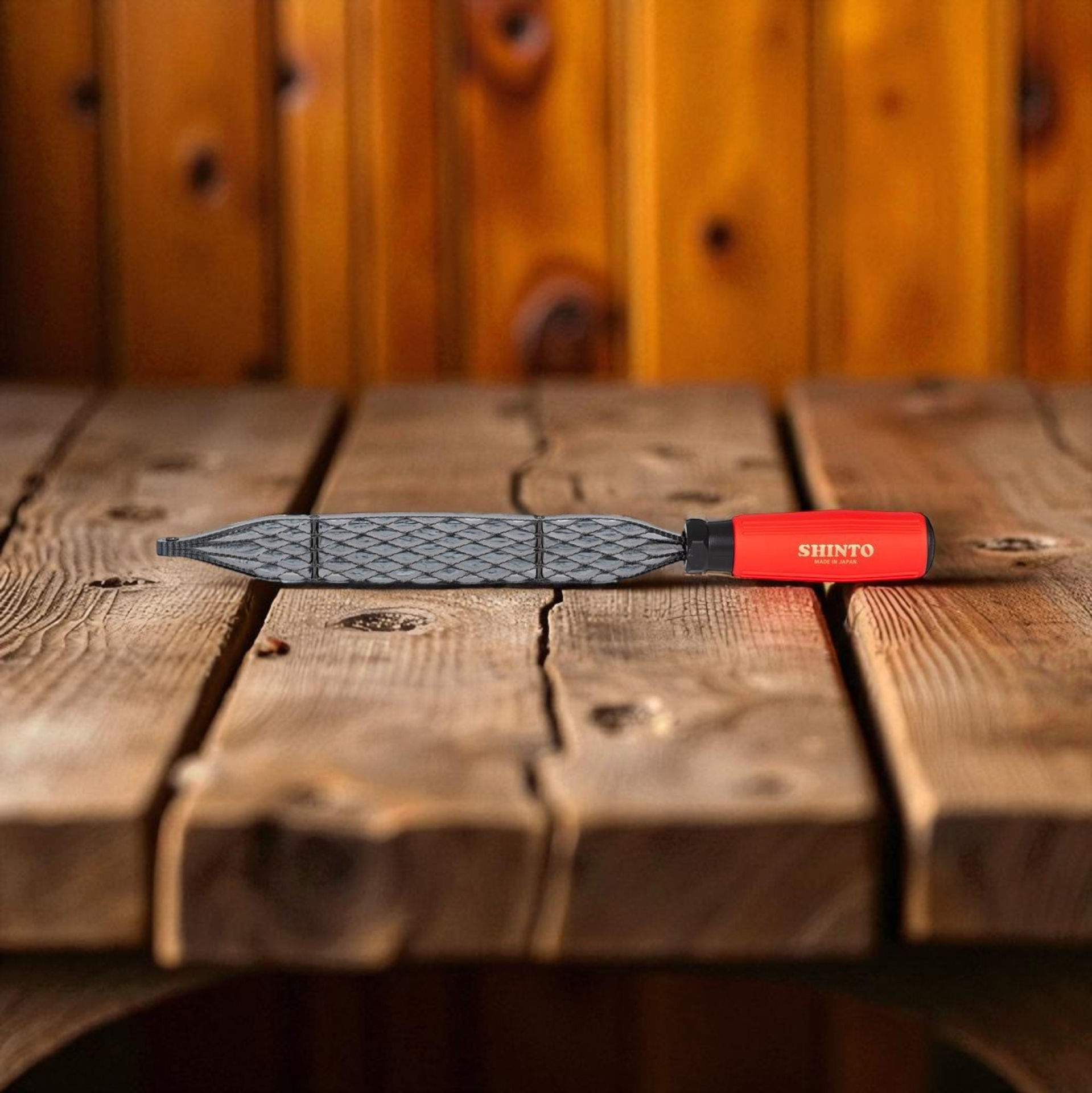 Shinto Saw Rasp SR10: Double-Sided Wood Shaping Tool - Tyzacktools