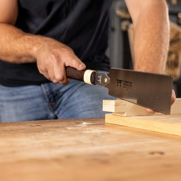 Temple Tool Co. Ryoba Pull Saw | 180mm Double Edge Japanese Hand Saw ...
