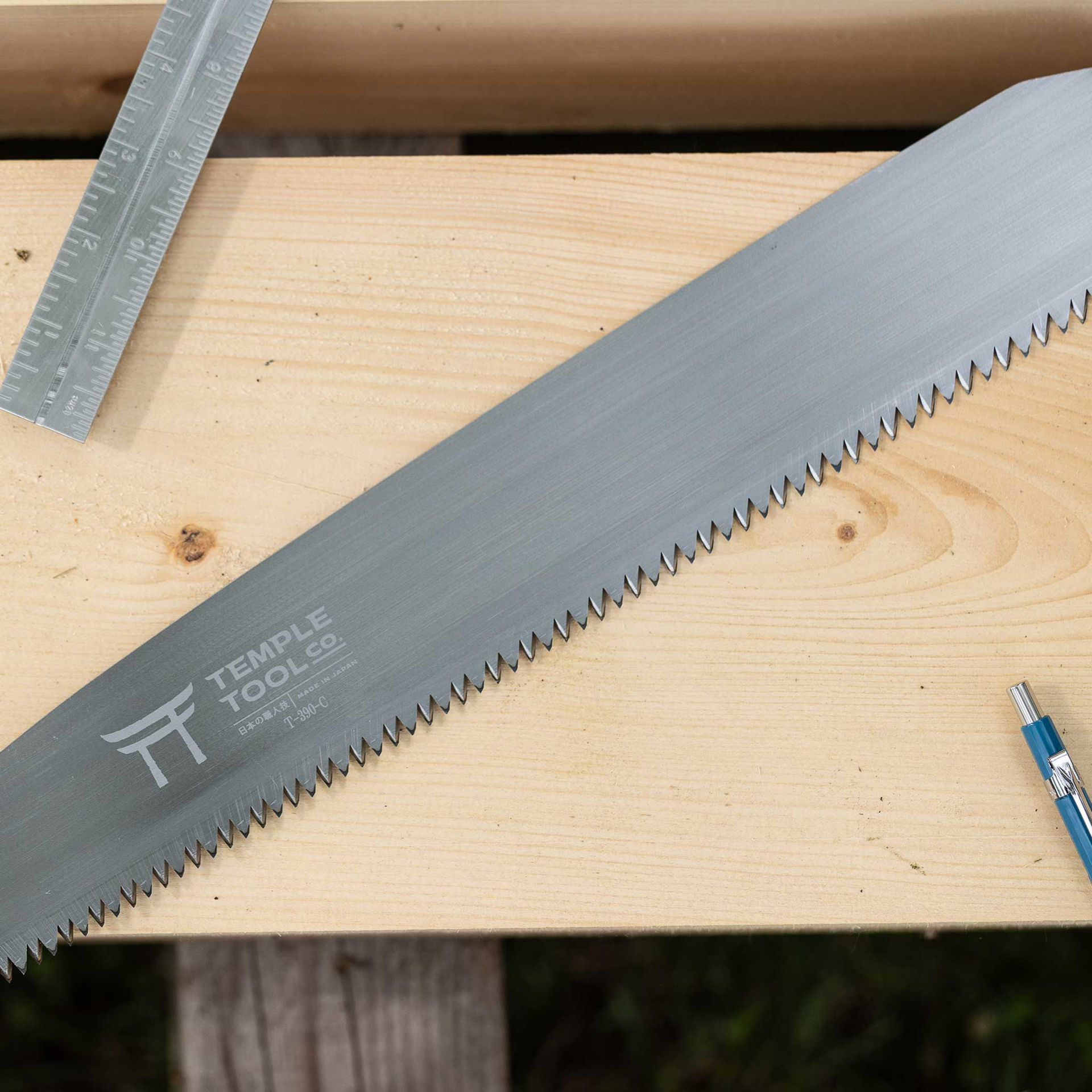 Temple Tool Co. 390mm Crosscut Timber Framing Saw | Japanese Pull Saw ...