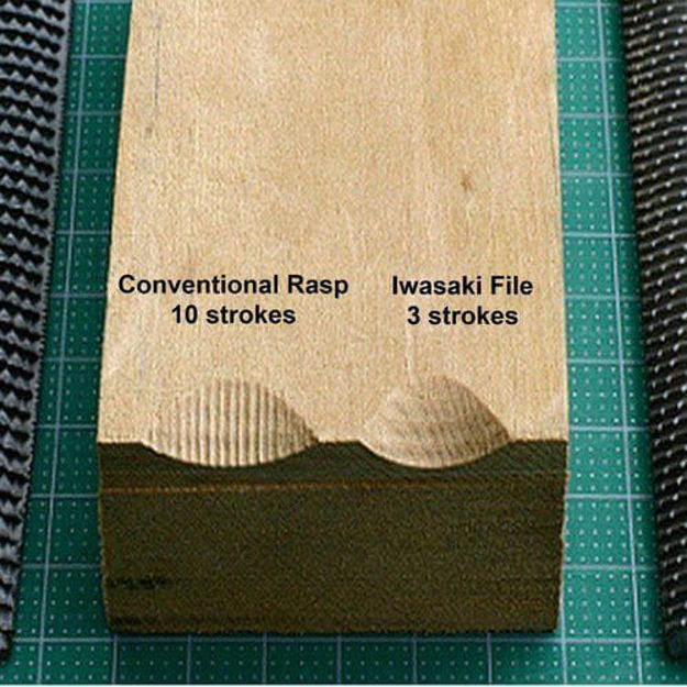 Iwasaki CP-20EH Japanese Flat Carvers File 200mm – Extra Smooth Cut ...