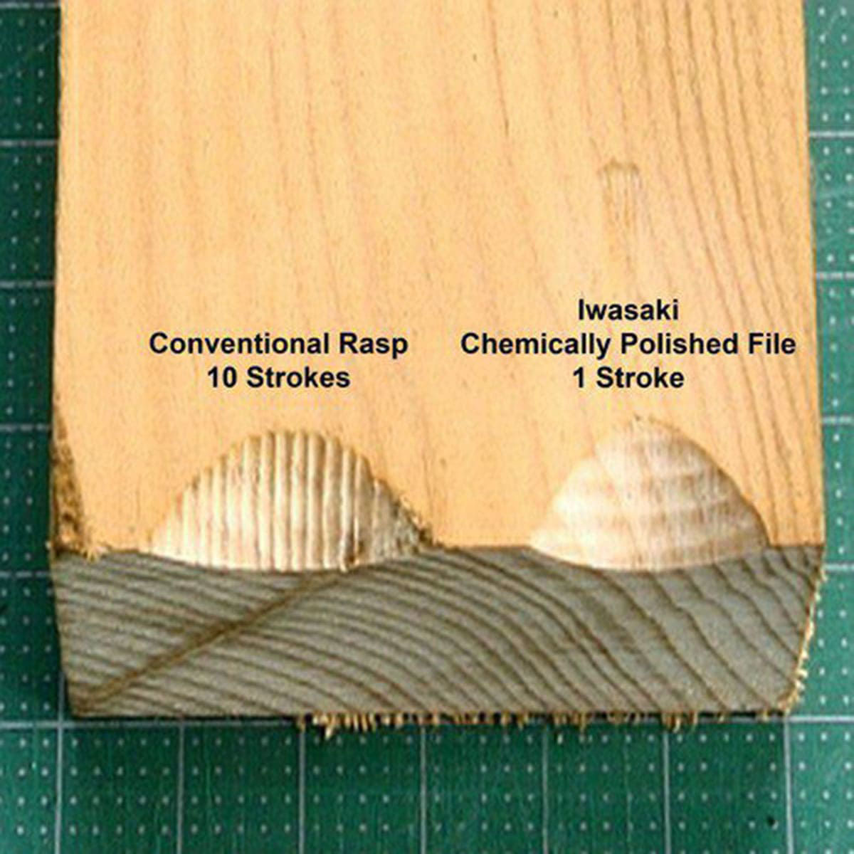 Iwasaki Japanese Chemically Polished Half Round Carvers File Extra ...