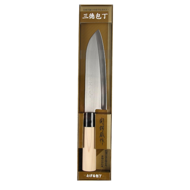 165mm Japanese Santoku Knife - Traditional Stainless Steel Kitchen ...
