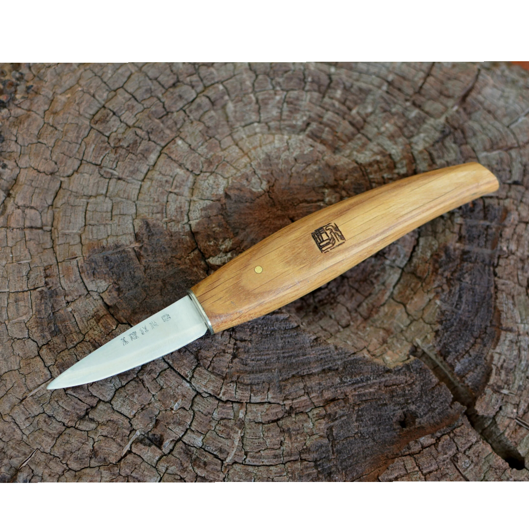 Traditional Japanese Carving Knife | Convex Hamaguri-ba Edge | Tyzacktools